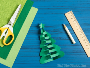 Pop-Up Christmas Tree Craft - Crafty Morning