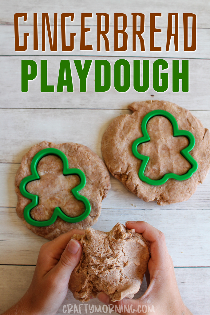 Gingerbread Playdough Recipe Crafty Morning
