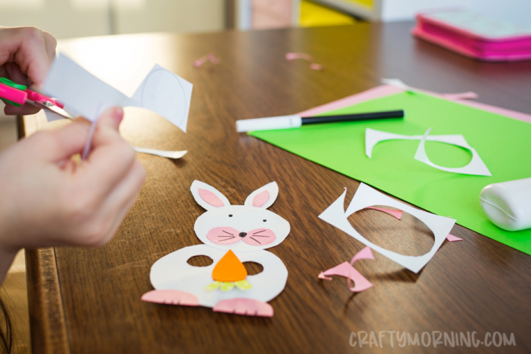 Easter Bunny Finger Puppet - Crafty Morning