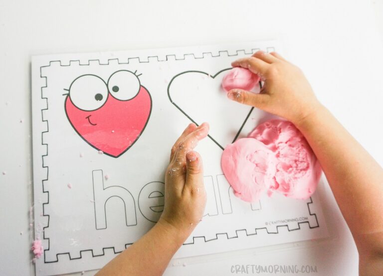 Printable Playdough Shape Mats - Crafty Morning