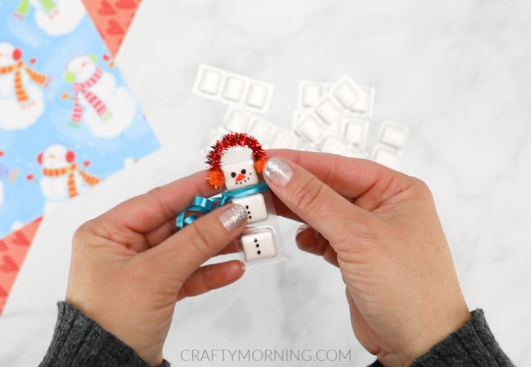 Gum Snowmen Gifts - Crafty Morning