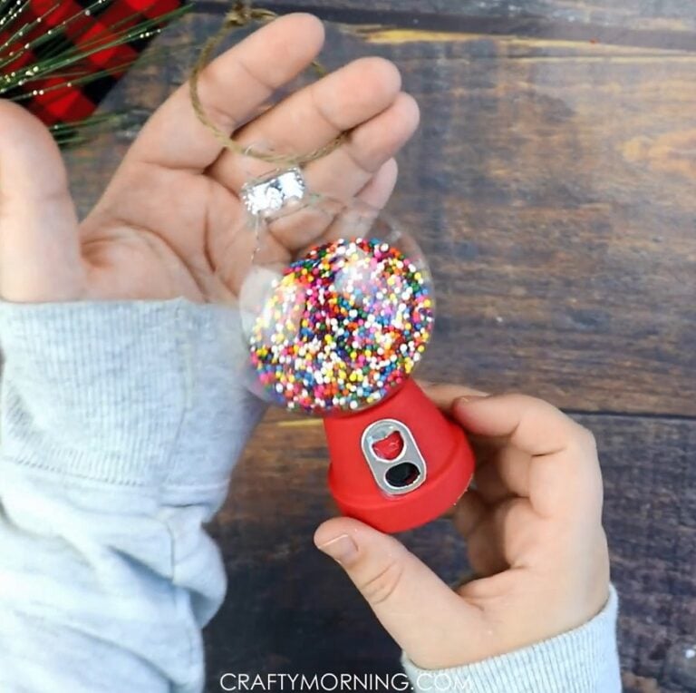 DIY Gumball Machine Ornament - Crafty Morning