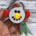 Tea Light Snowmen Ornaments - Crafty Morning