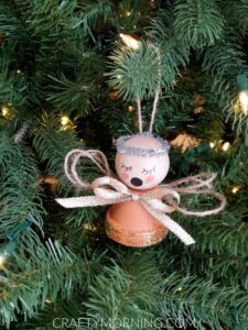 Mini Flower Pot Angel Ornaments - Crafty Morning
