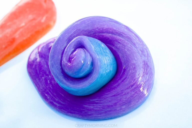 How to Make Color Changing Slime - Crafty Morning