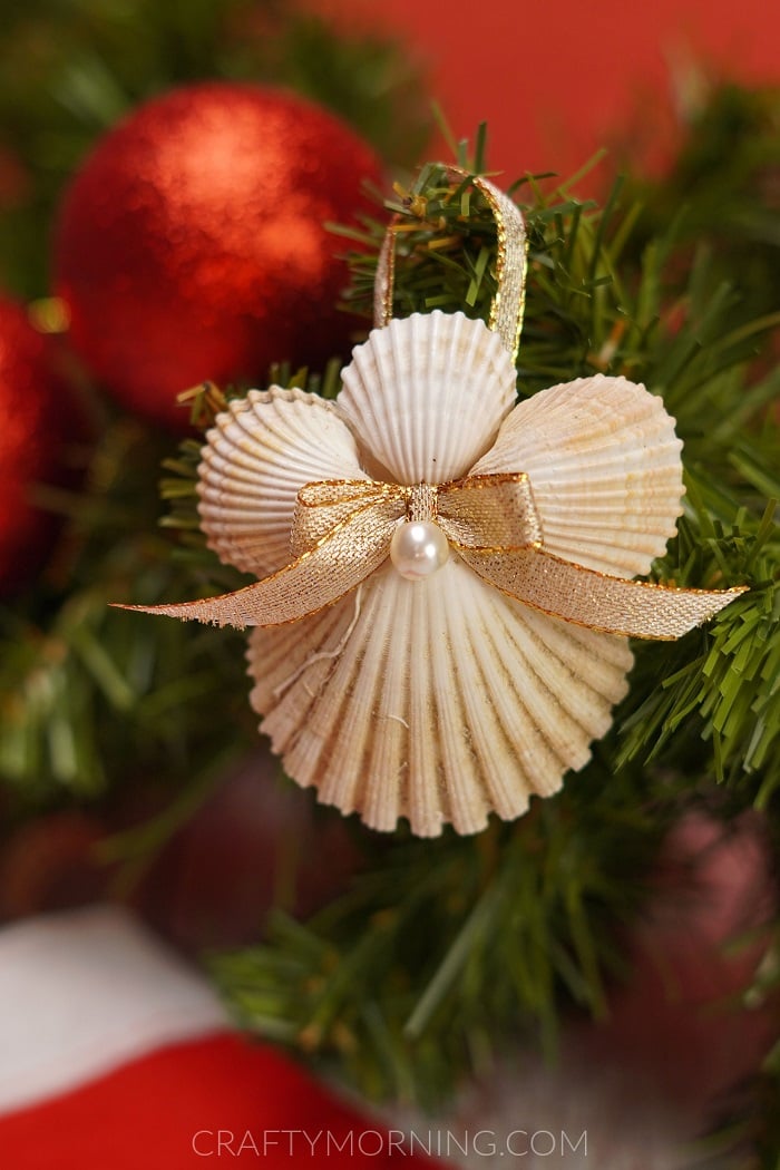 Seashell Angel Ornaments - Crafty Morning