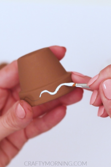 Mini Clay Pot Gingerbread Man - Crafty Morning