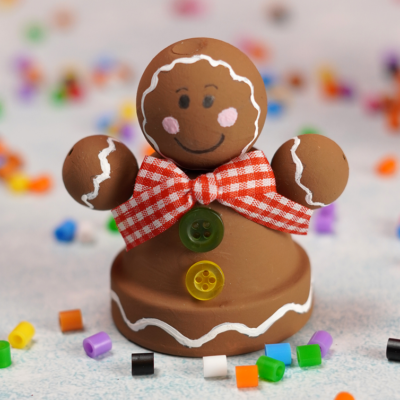 Gingerbread Man Pizza - Crafty Morning