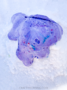 How to Make a Snow Volcano - Crafty Morning