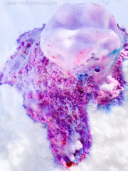 How to Make a Snow Volcano - Crafty Morning