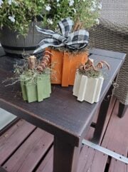 Jenga Block Pumpkins - Crafty Morning