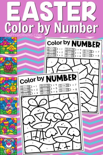 Cat Color by Number (Free Printable) - Crafty Morning