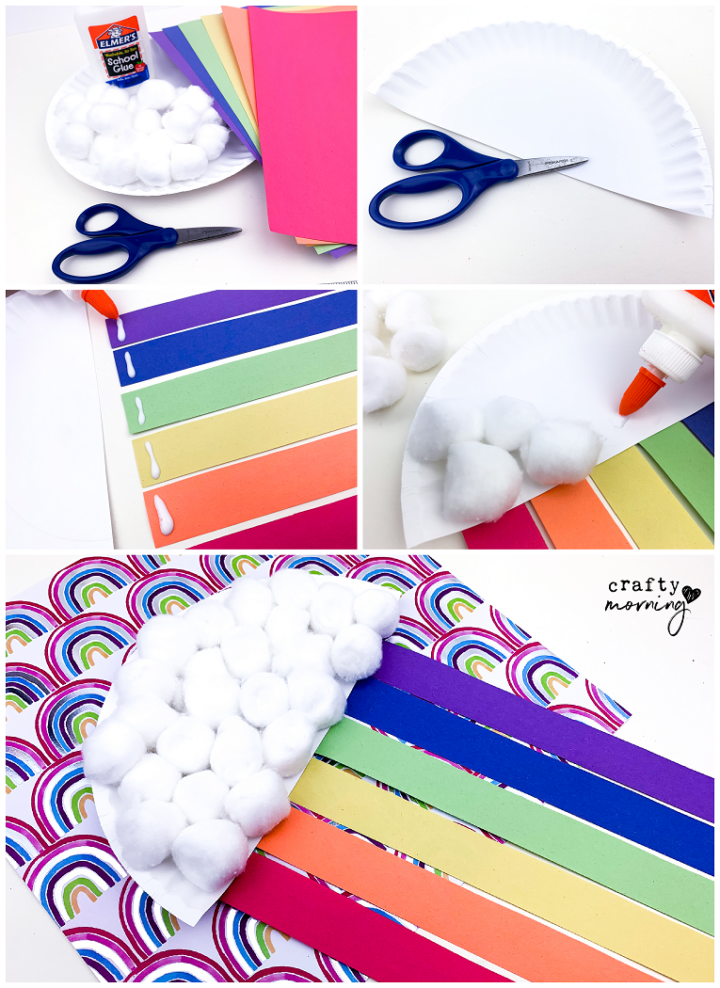Paper Plate Rainbow Craft - Crafty Morning