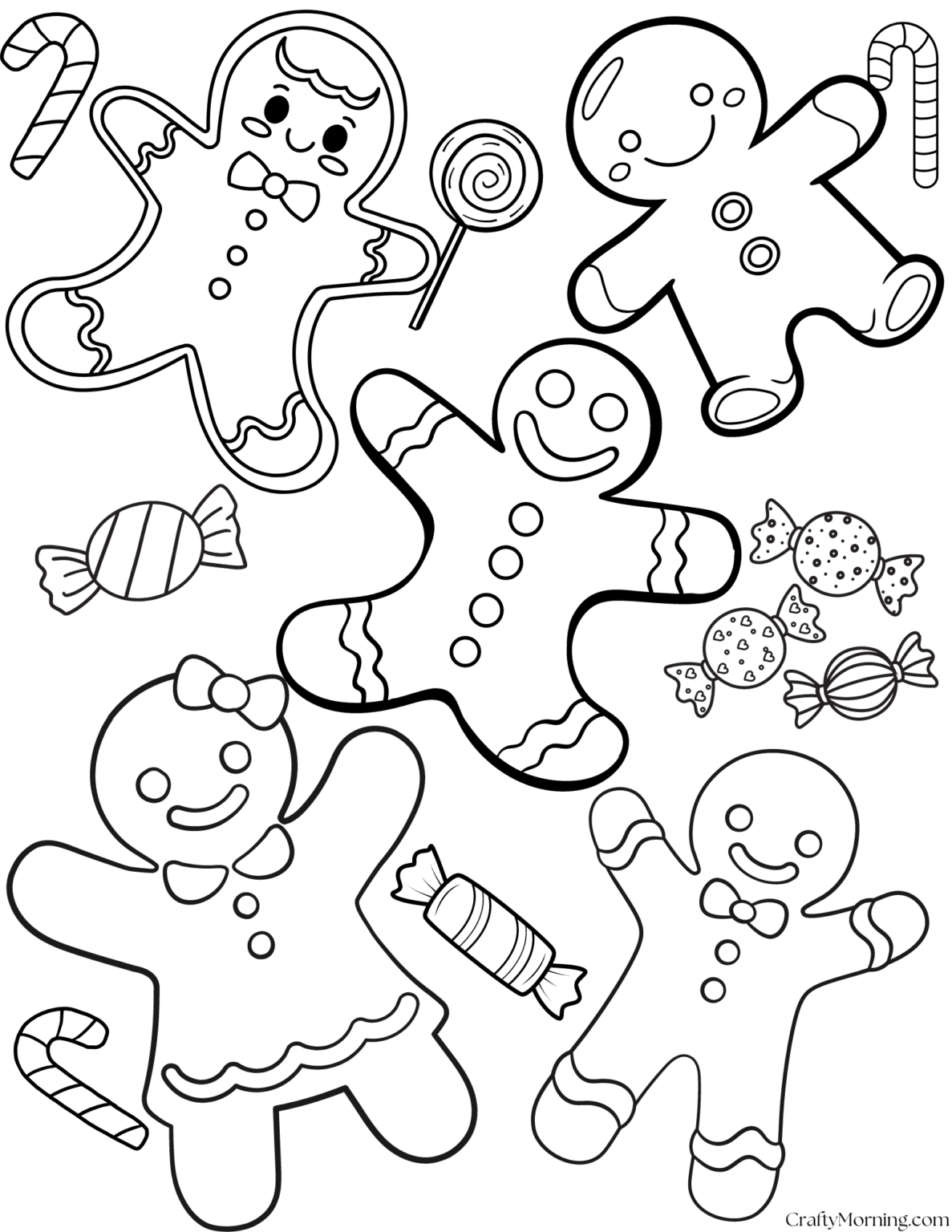 Free Printable Christmas Coloring Pages - Crafty Morning