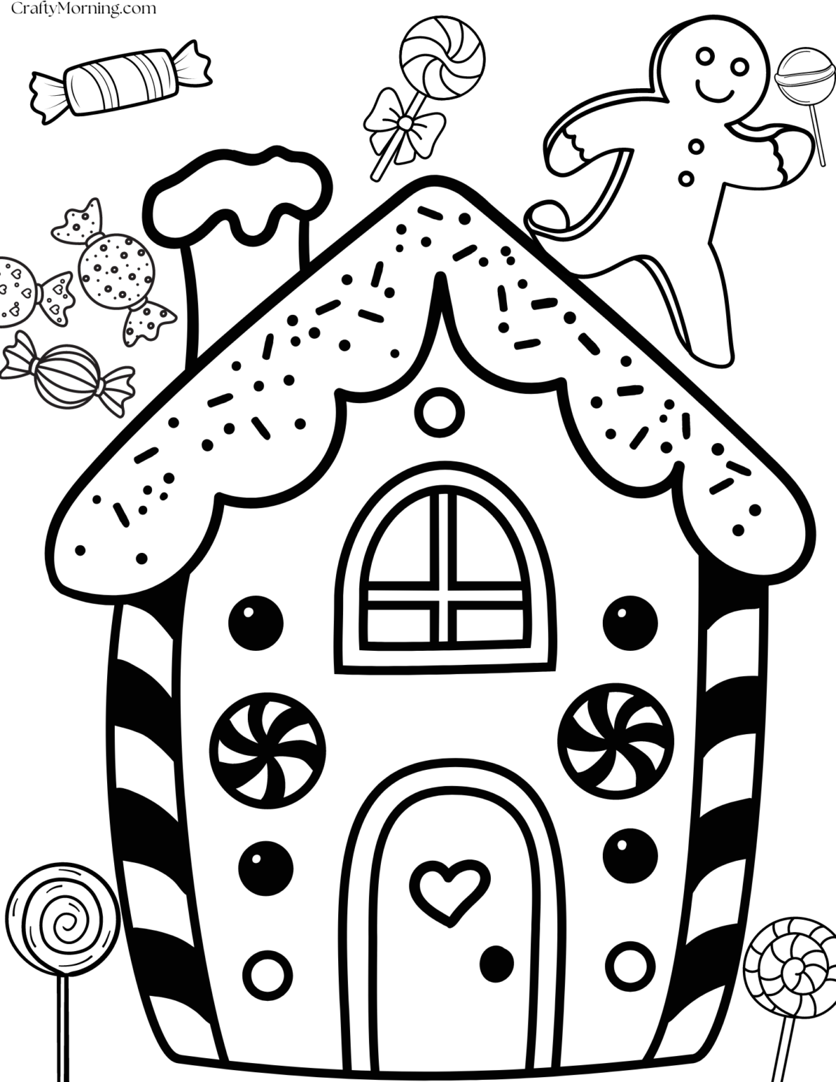 Free Printable Christmas Coloring Pages - Crafty Morning