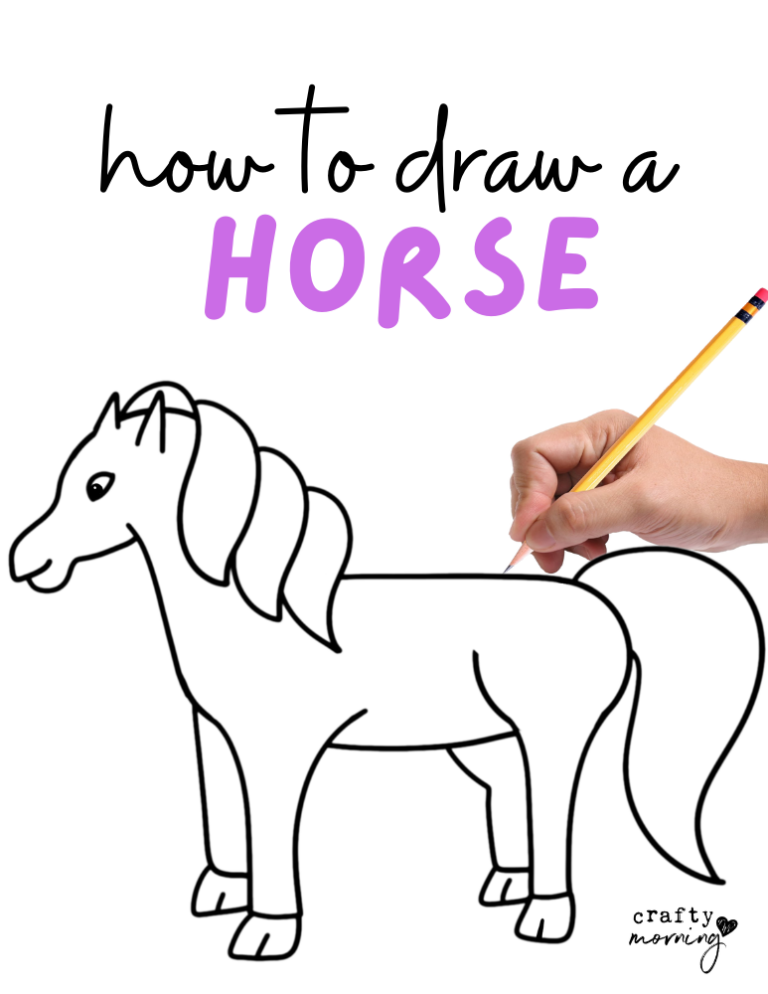 How to Draw a Computer - Step by Step Printable - Crafty Morning