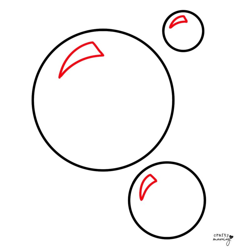 How to Draw Bubbles (Easy Step by Step) - Crafty Morning