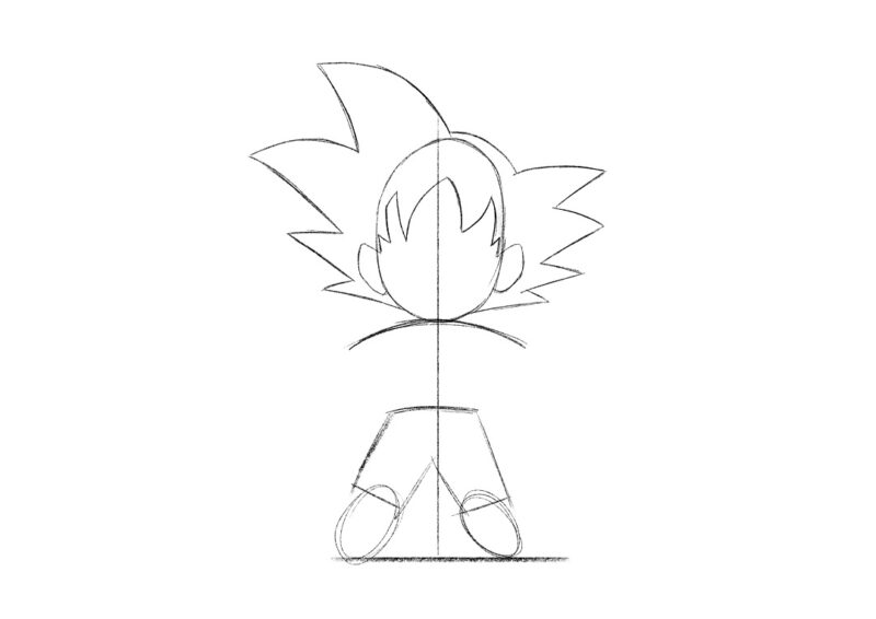 How to Draw Goku - Crafty Morning