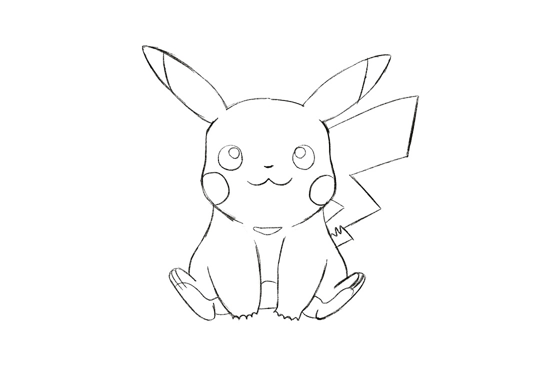 How To Draw Pikachu Crafty Morning