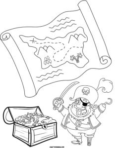 Pirate Coloring Pages (Free Printables) - Crafty Morning