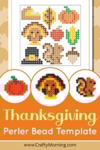 Thanksgiving Perler Bead Patterns - Crafty Morning