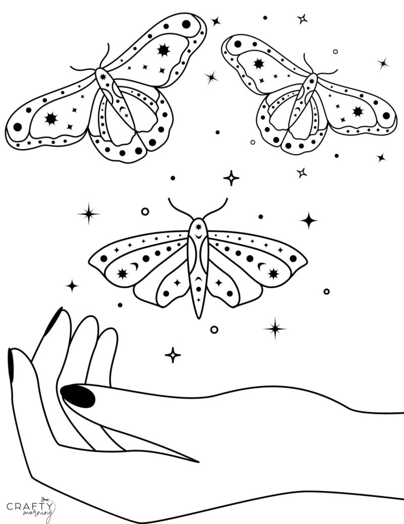 Free Butterfly Coloring Pages to Print - Crafty Morning