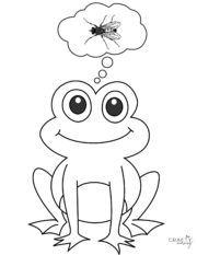 Cute Frog Drawing (Step by Step How to Draw) - Crafty Morning