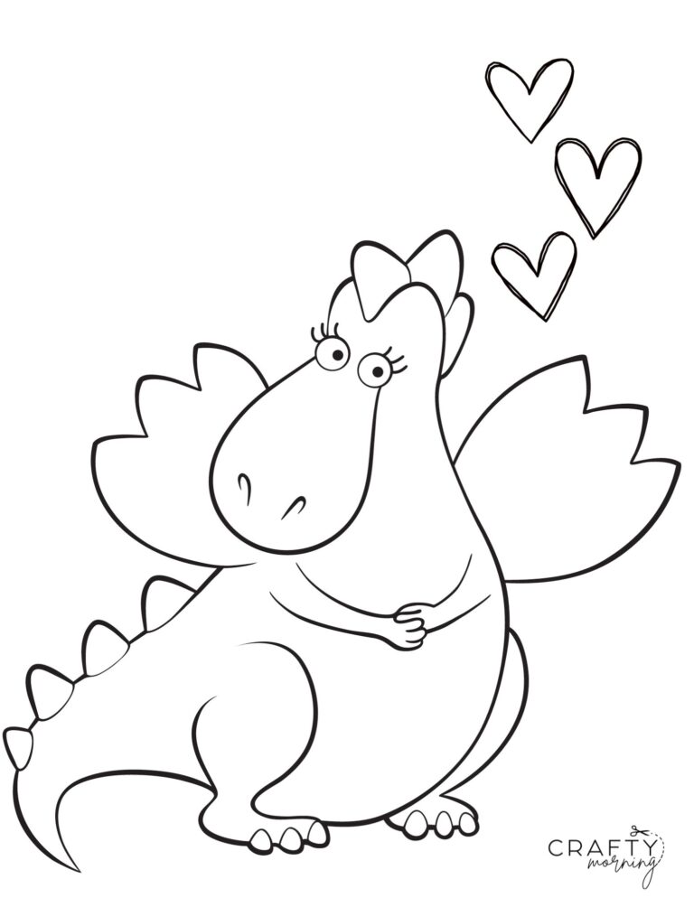 Free Printable Dragon Coloring Pages - Crafty Morning