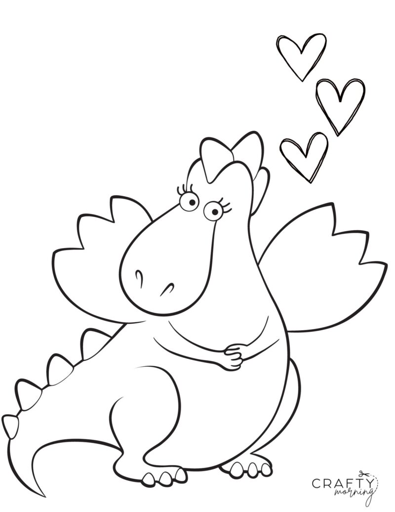 Free Printable Dragon Coloring Pages - Crafty Morning