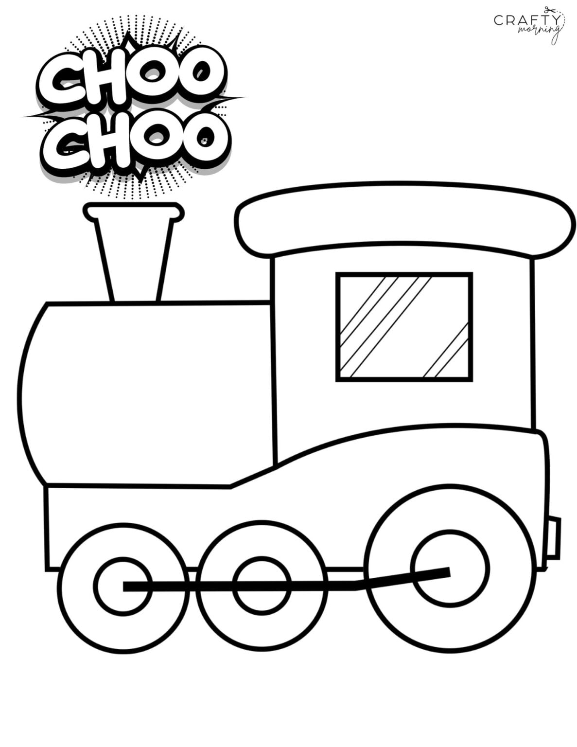 Train Drawing (Easy How to Draw Tutorial) - Crafty Morning