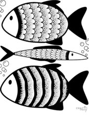 Printable Fish Coloring Pages - Crafty Morning