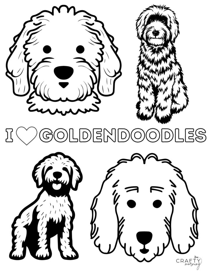 Cute Dog Coloring Pages to Print - Crafty Morning