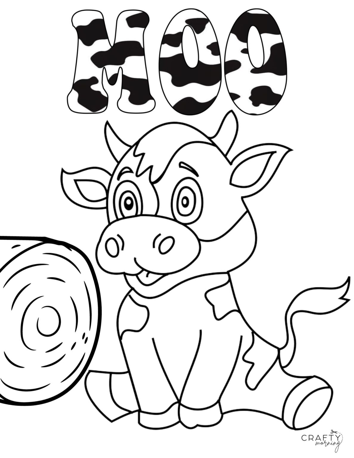 How to Draw a Cow - Crafty Morning