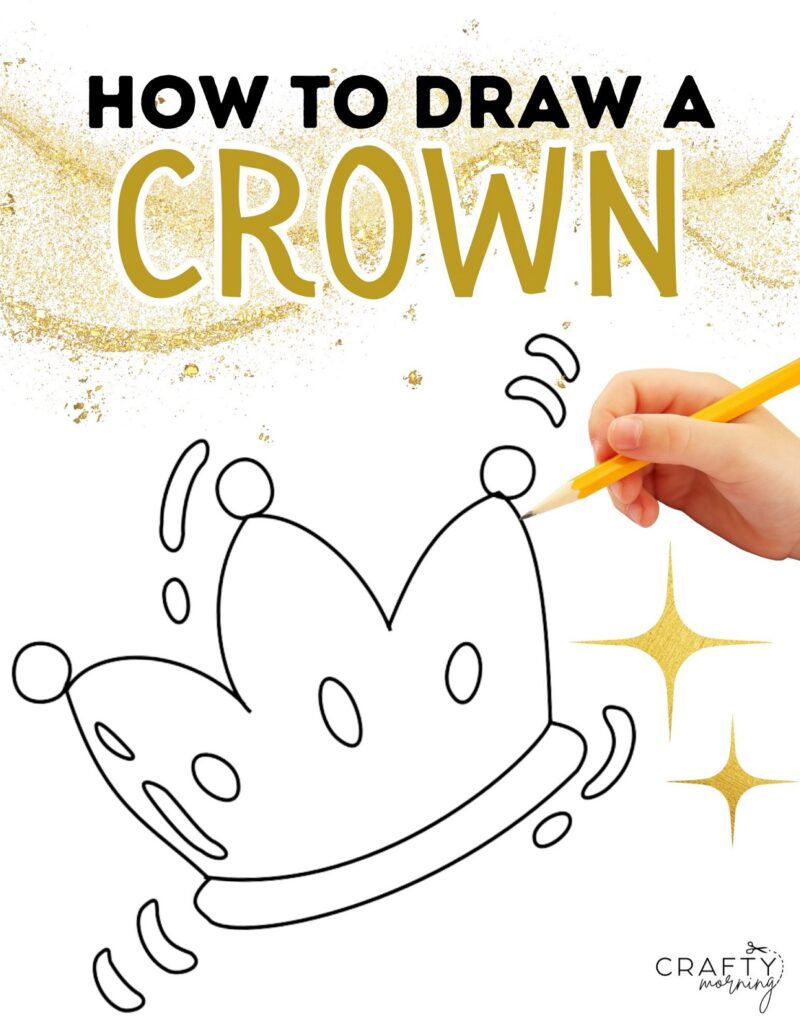 How to Draw a Crown - Crafty Morning