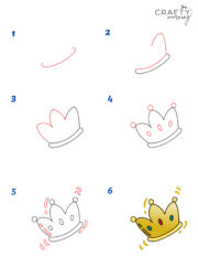 How to Draw a Crown - Crafty Morning