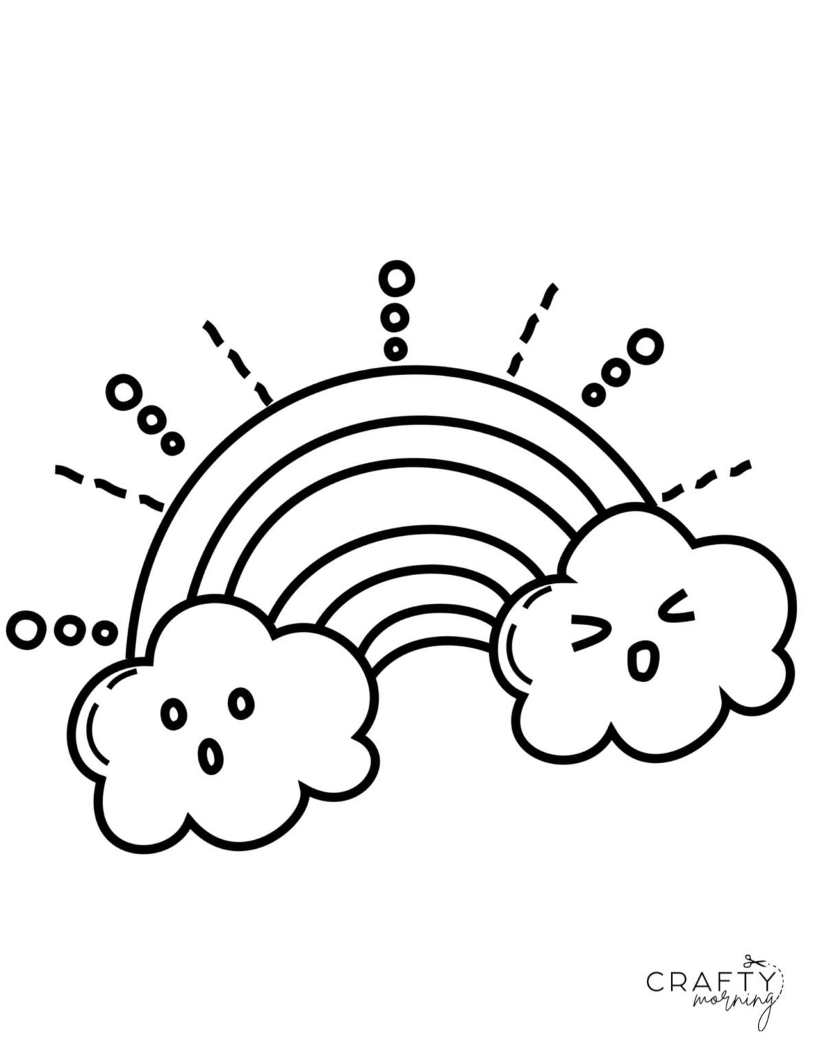 How to Draw a Rainbow - Crafty Morning