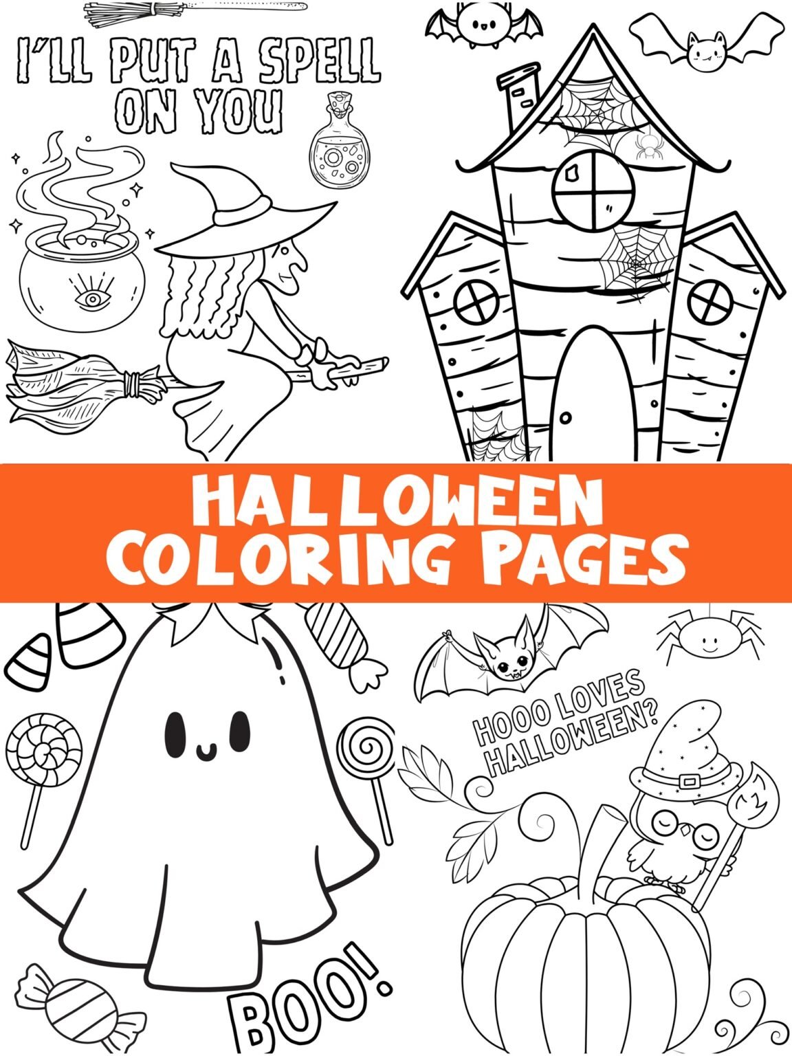 Free Halloween Coloring Pages to Print - Crafty Morning