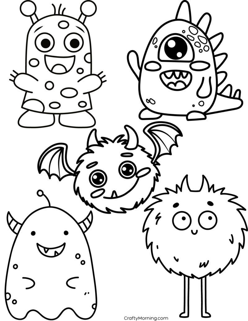 Free Halloween Coloring Pages to Print - Crafty Morning
