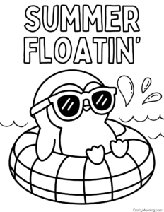 Printable Summer Coloring Pages - Crafty Morning