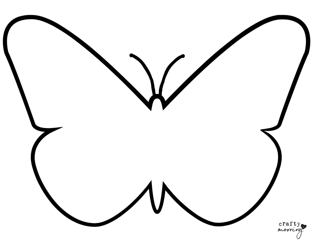 Free Butterfly Templates to Print - Crafty Morning