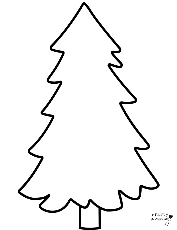 11 Free Christmas Tree Templates - Crafty Morning