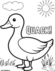 10 Duck Coloring Pages to Print - Crafty Morning
