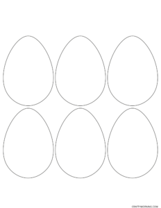 Easter Egg Template to Print - Crafty Morning