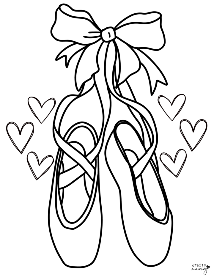 Free Ballet Coloring Pages - Crafty Morning