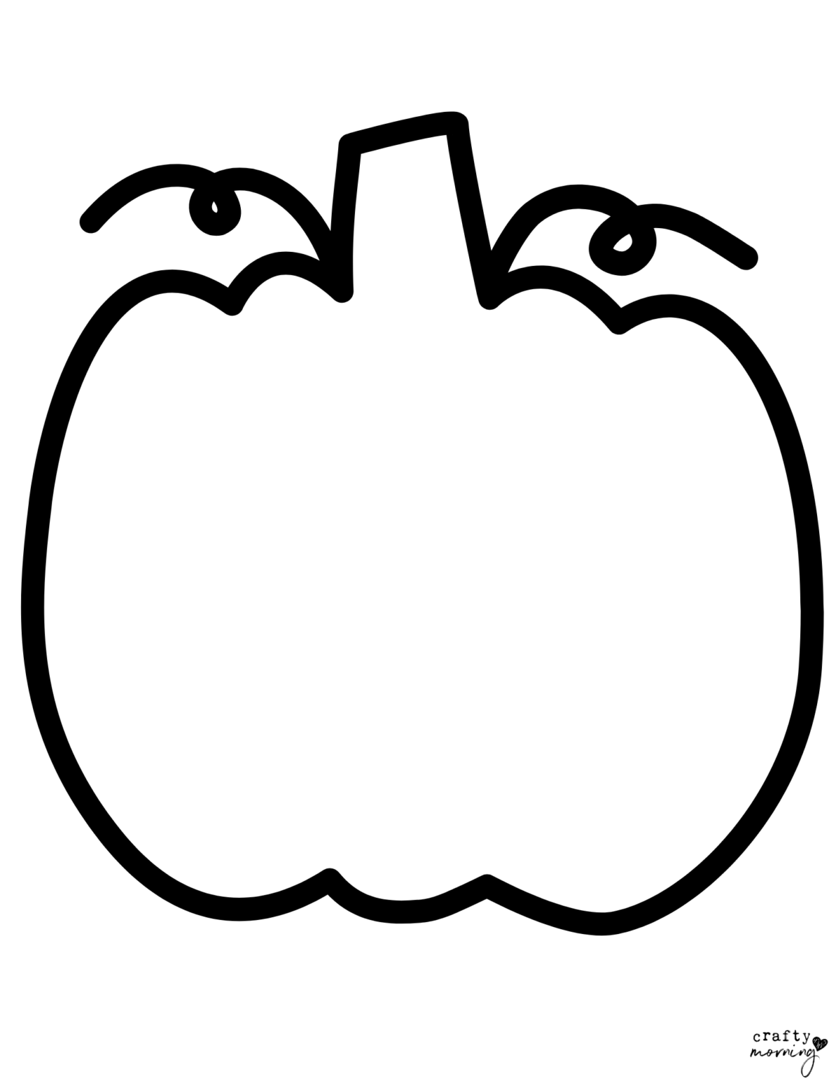 20 Free Pumpkin Outline Printables - Crafty Morning