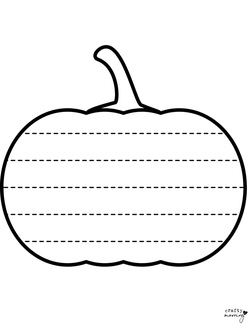 20 Free Pumpkin Outline Printables - Crafty Morning