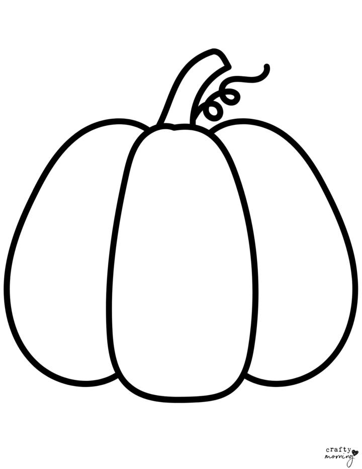 20 Free Pumpkin Outline Printables - Crafty Morning