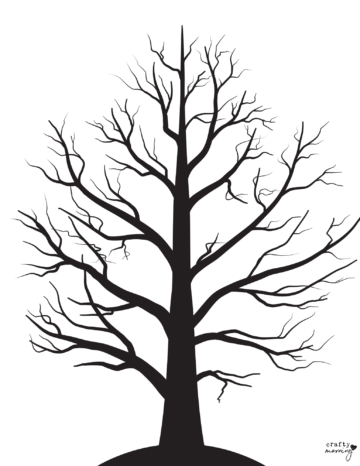 Free Printable Tree Templates - Crafty Morning