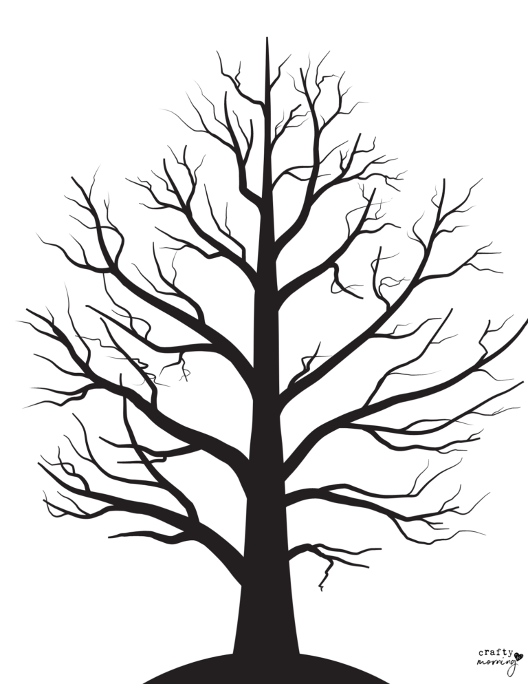 Free Printable Tree Templates - Crafty Morning