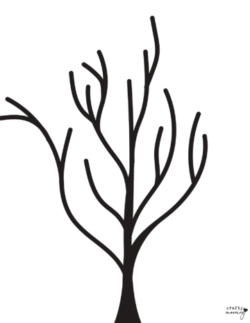 Free Printable Tree Templates - Crafty Morning